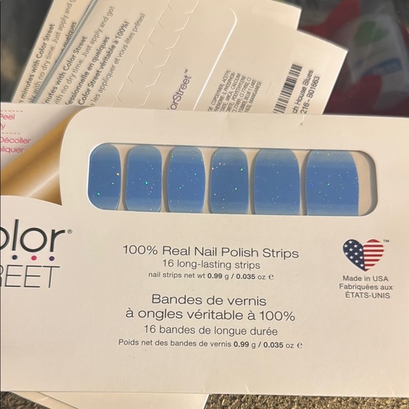 Color Street | Makeup | Color Street Blue Glitter Nail Polish ...